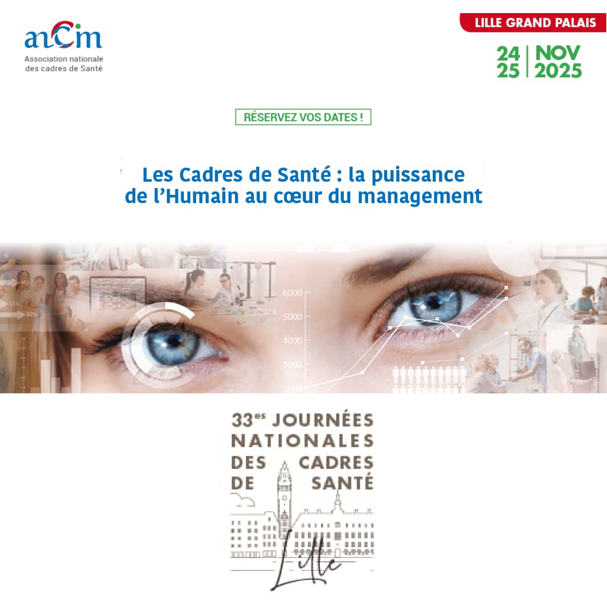 33èmes Journées Nationales des Cadres de Santé - ANCIM - Lille Grand Palais