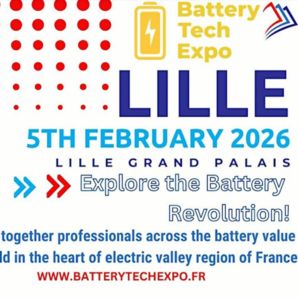 Battery Tech Expo 2026 - Lille Grand Palais