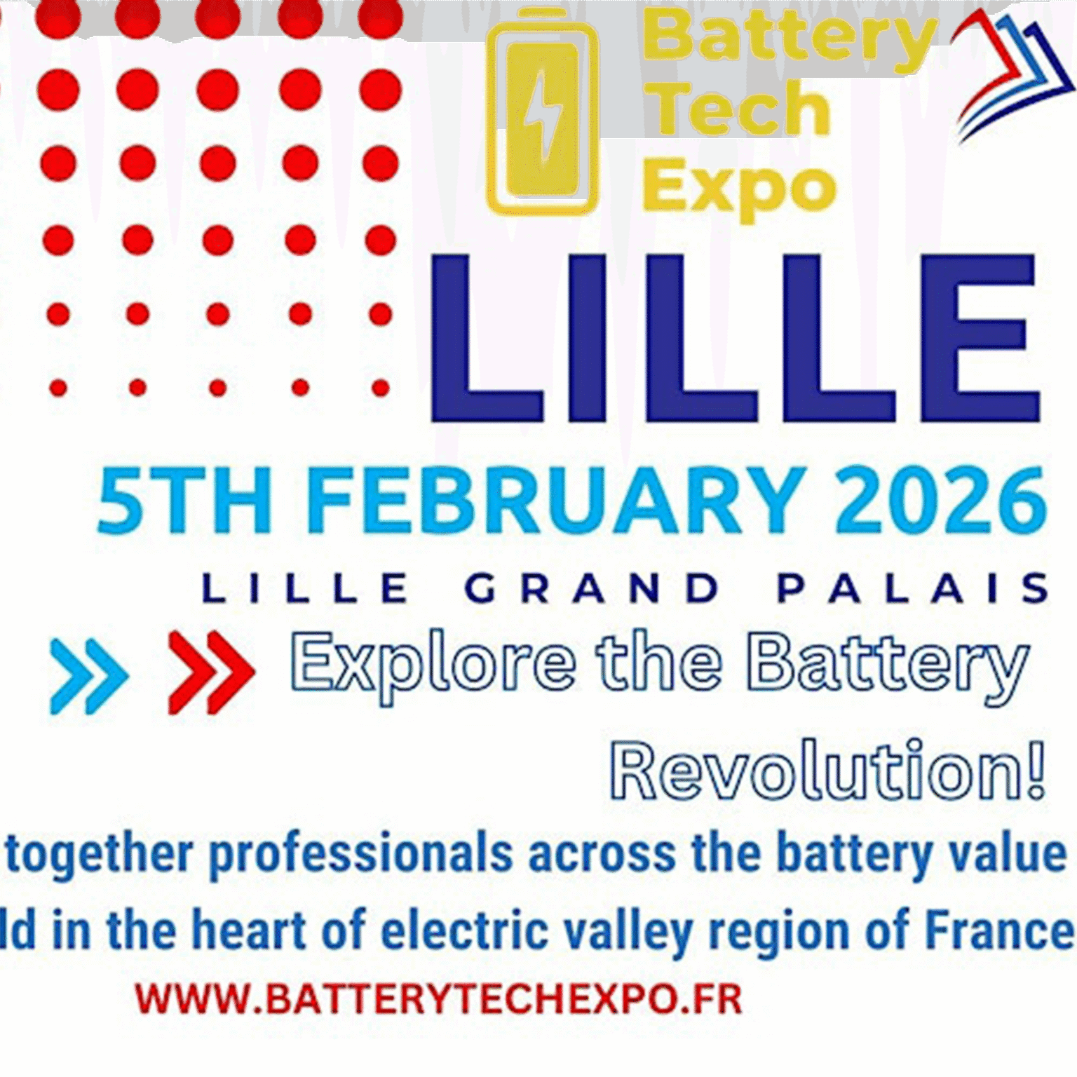Battery Tech Expo 2026 - Lille Grand Palais